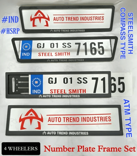 Royale Trend Industries HSRP FRAME Set at Best Price - Autogorilla